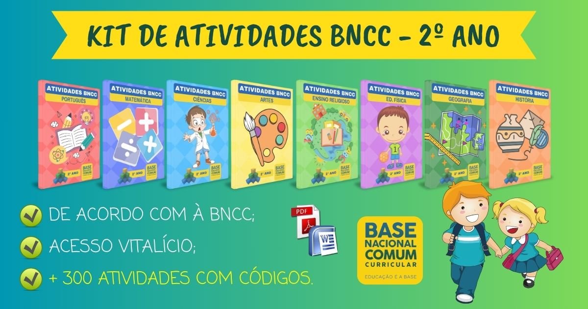Kit Atividades 2º Ano Atividades Bncc